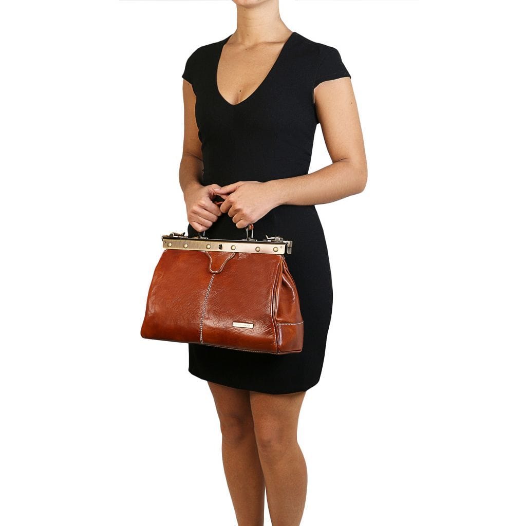 Michelangelo Doctor Gladstone Leather Bag - Made in Italy – San Rocco ...