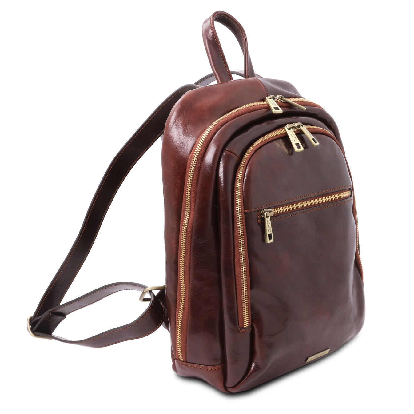 Perth 2 Compartment Leather Backpack - Italian Craftsmanship – San ...